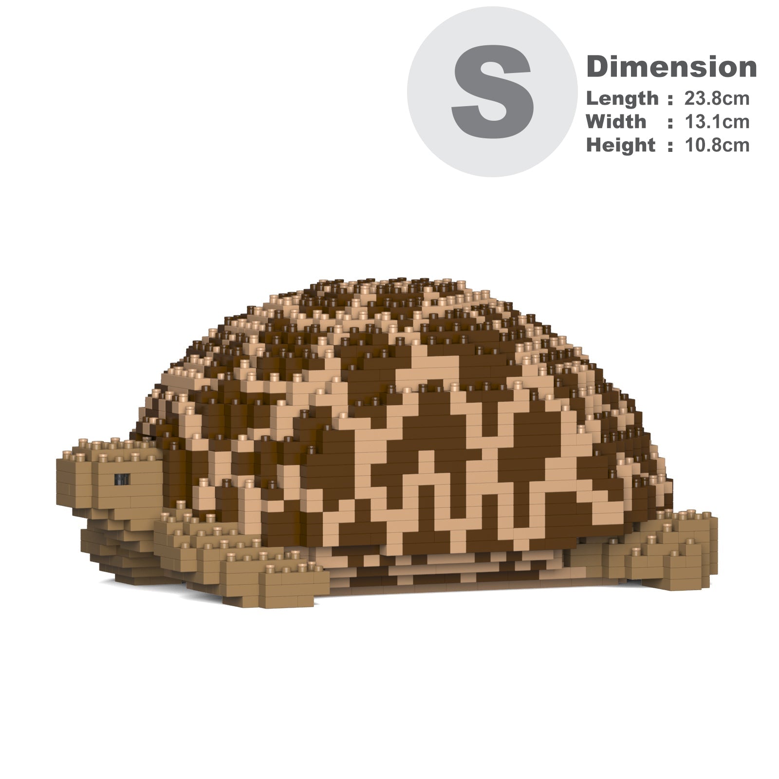Indian Star Tortoise 01 - JEKCA Hong Kong Building Blocks